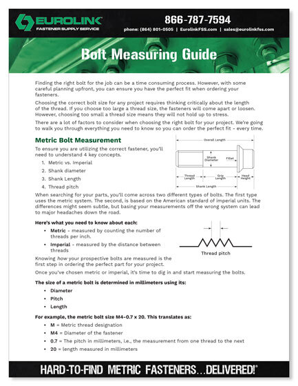 Eurolink Bolt Measurement Guide